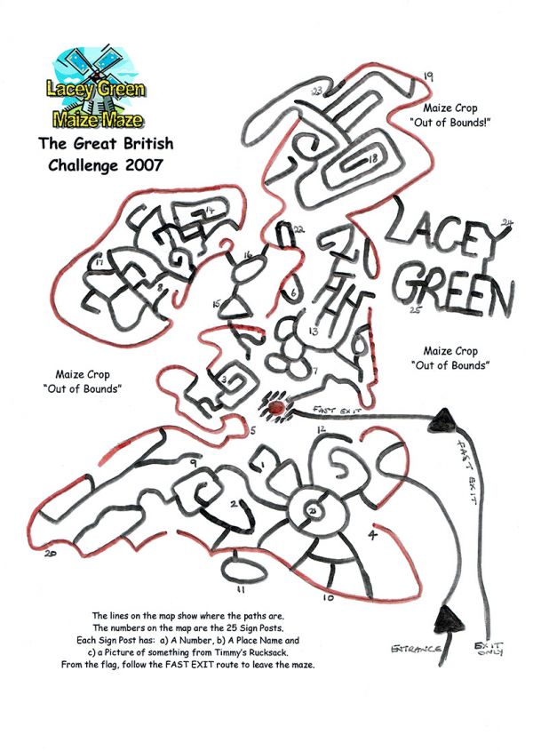 The Maize Maze - Lacey Green History
